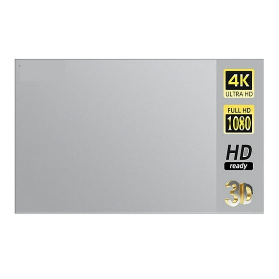 Projector Screen Metal Grey Anti-Light 30-133 Inch 16:9 Foldable ...