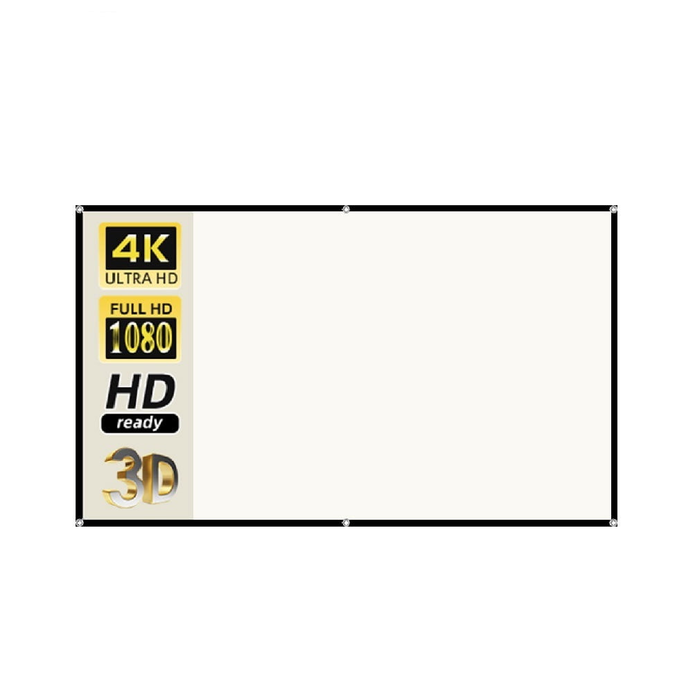 Projector Screen, Portable Projectors Screen Roll up Anti-light Canvas ...