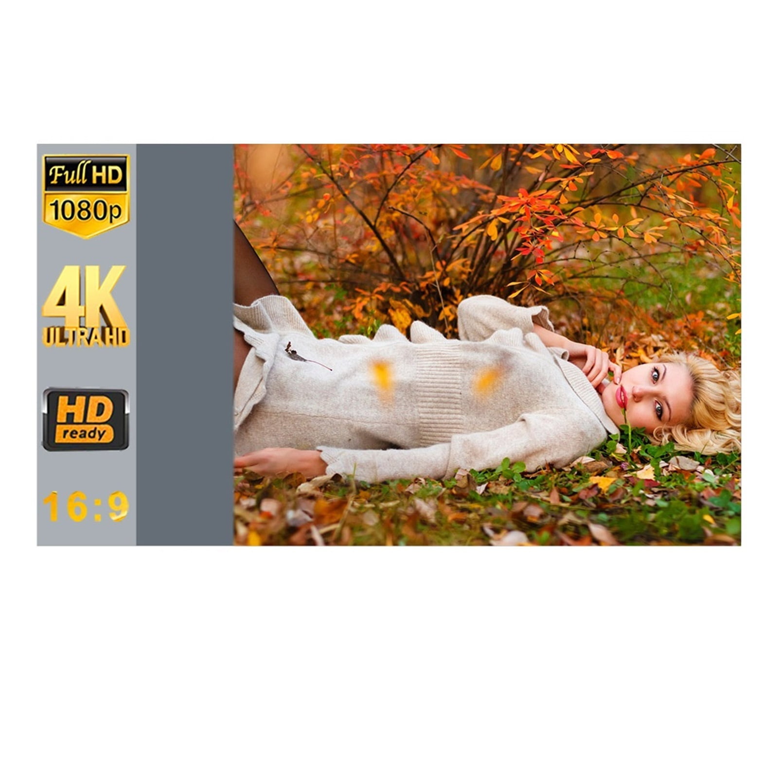 Projector Screen, Projector Screen 16:9 ,60 84 100 120 130 150 Inch ...