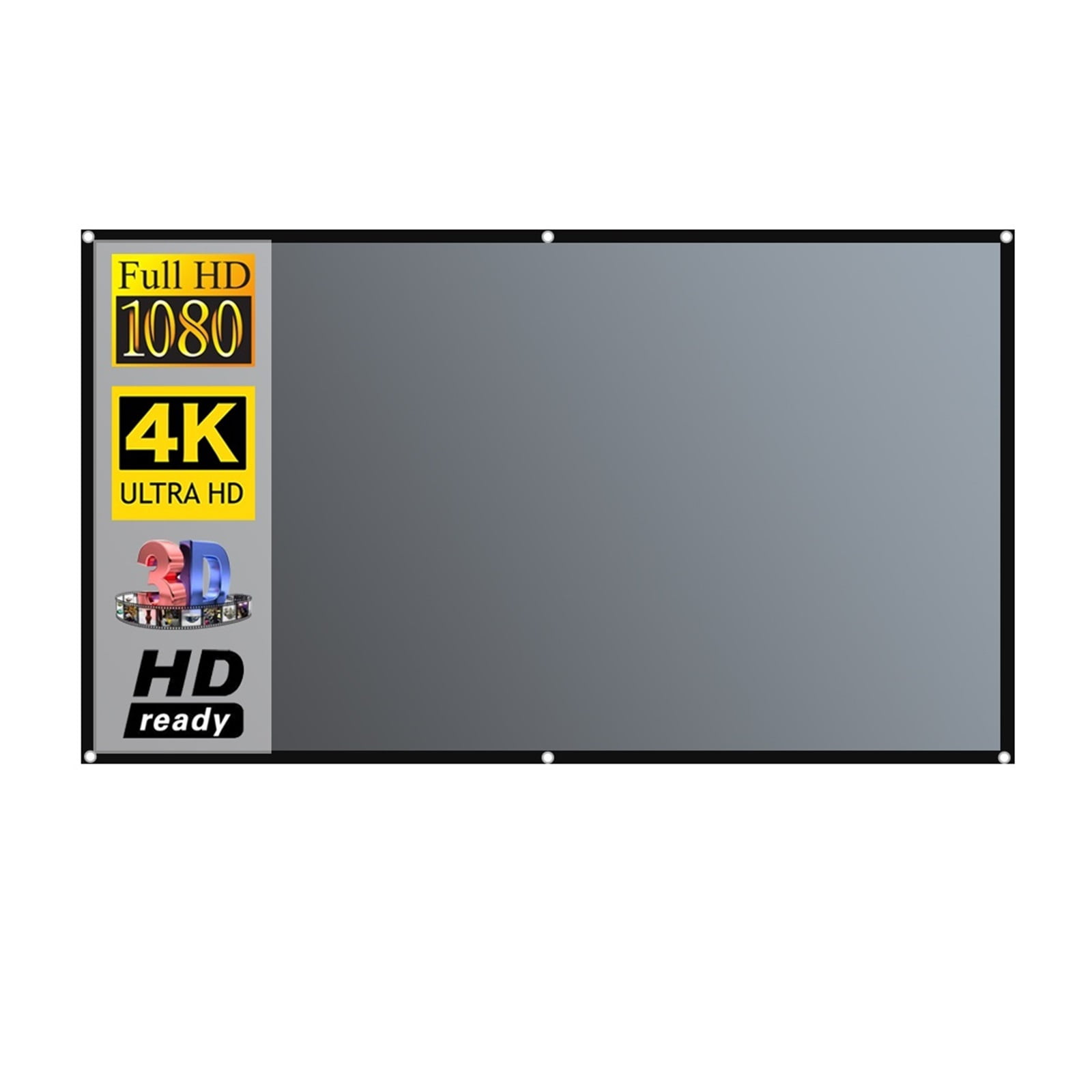 Projector Screen, Projector Screen 16:9 Metal Anti Light Curtain ...