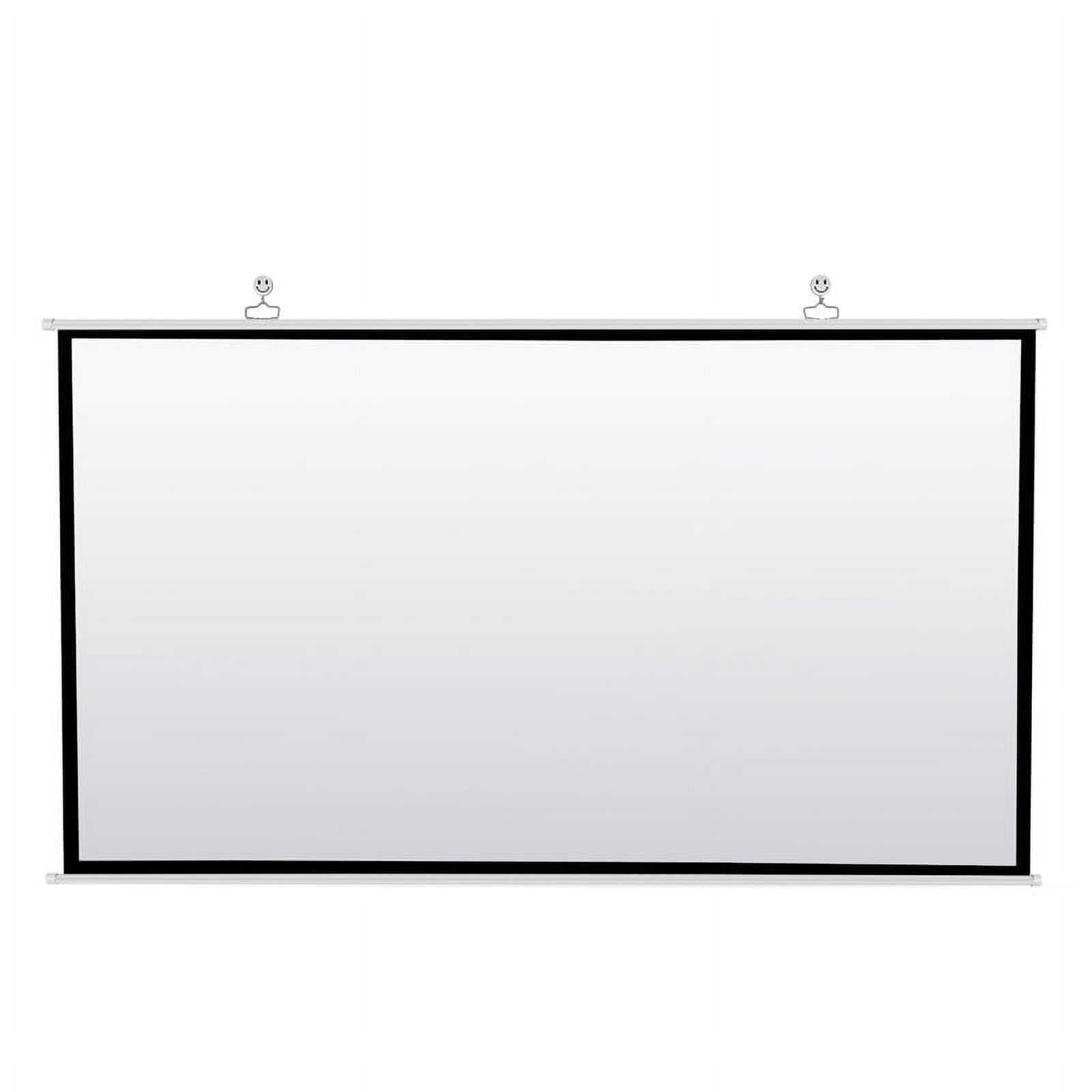 Portable Projector Screen for Home Theater Outdoor HD White Foldable ...