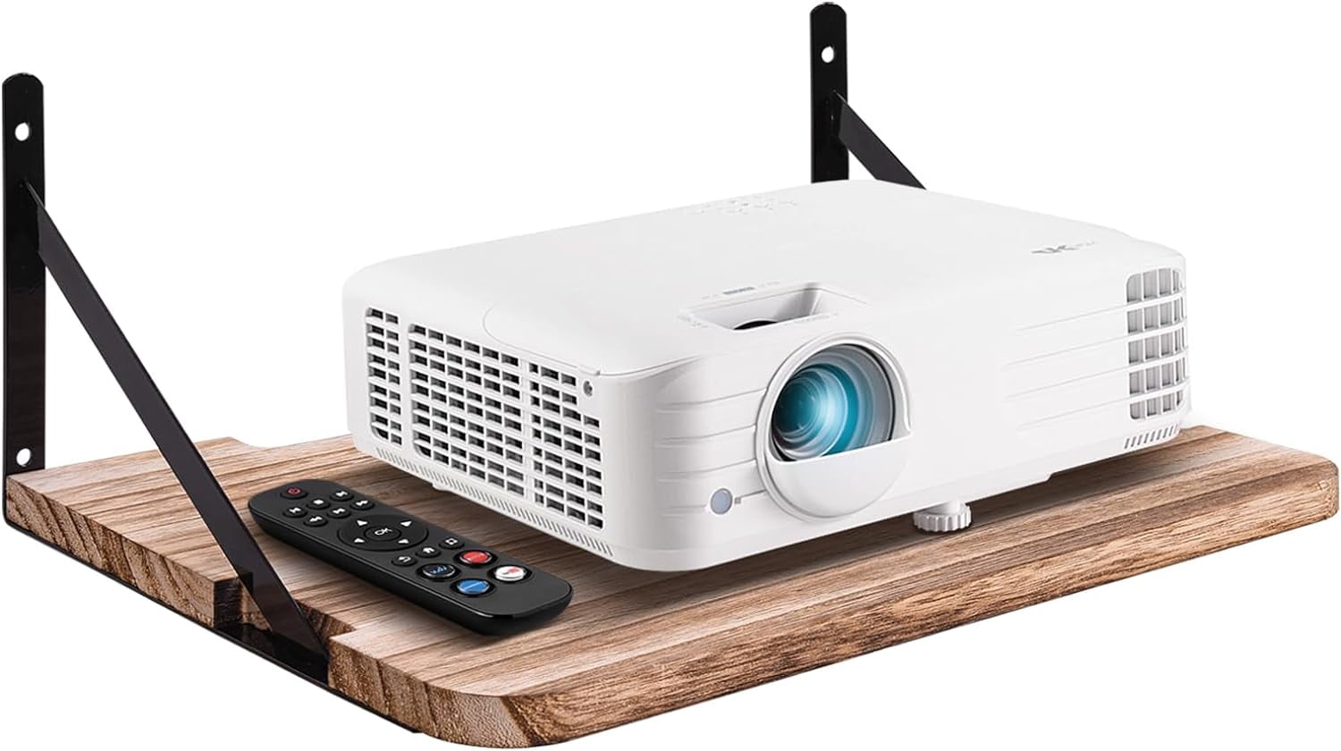 Projector Shelf,16.2" x 11"(L*W),Router Wall Mount Floating Shelf ...