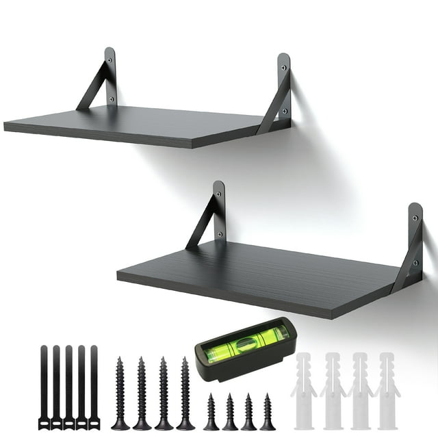 Projector Shelf, Black Projector Wall Mount Floating Shelf, Projector ...