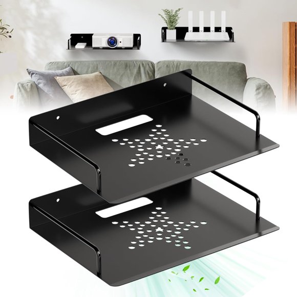 Cable Box Shelf Wall Mounted Tv