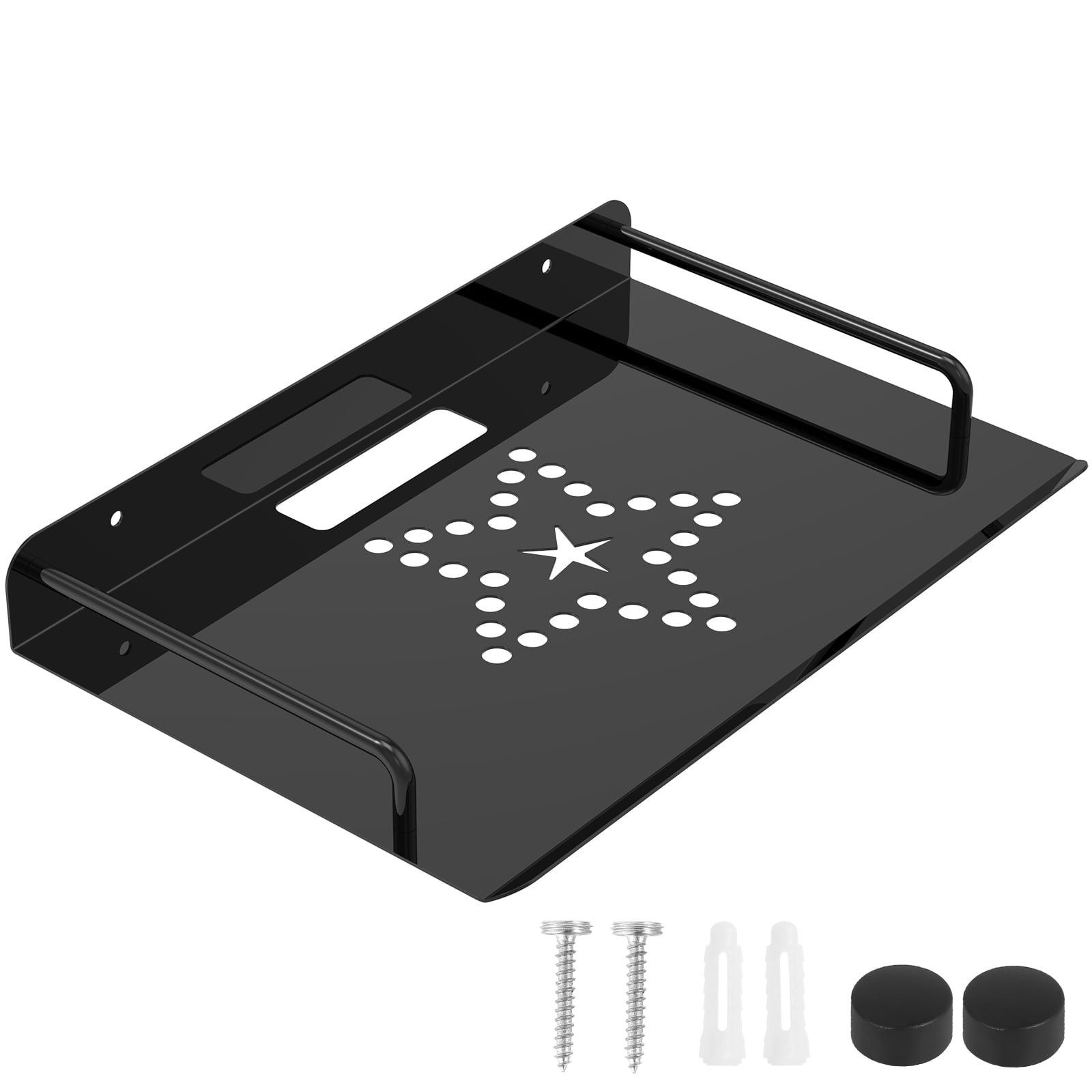 Projector Shelf Metal Floating Shelf Wall Mount Wifi Router Shelf Easy ...