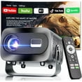 Projector with WiFi and Bluetooth, Electric Focus & Vertical Keystone ...