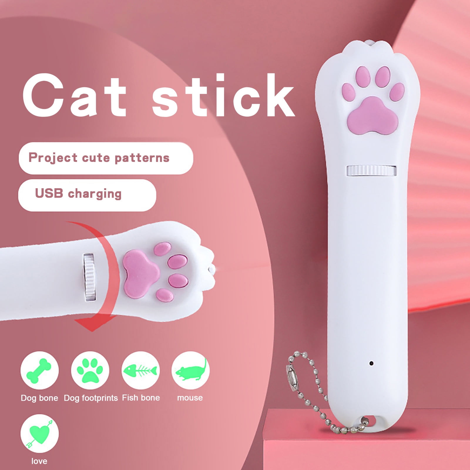 Projector with bluetooth headphones clear reunion Cat Toy Projector ...