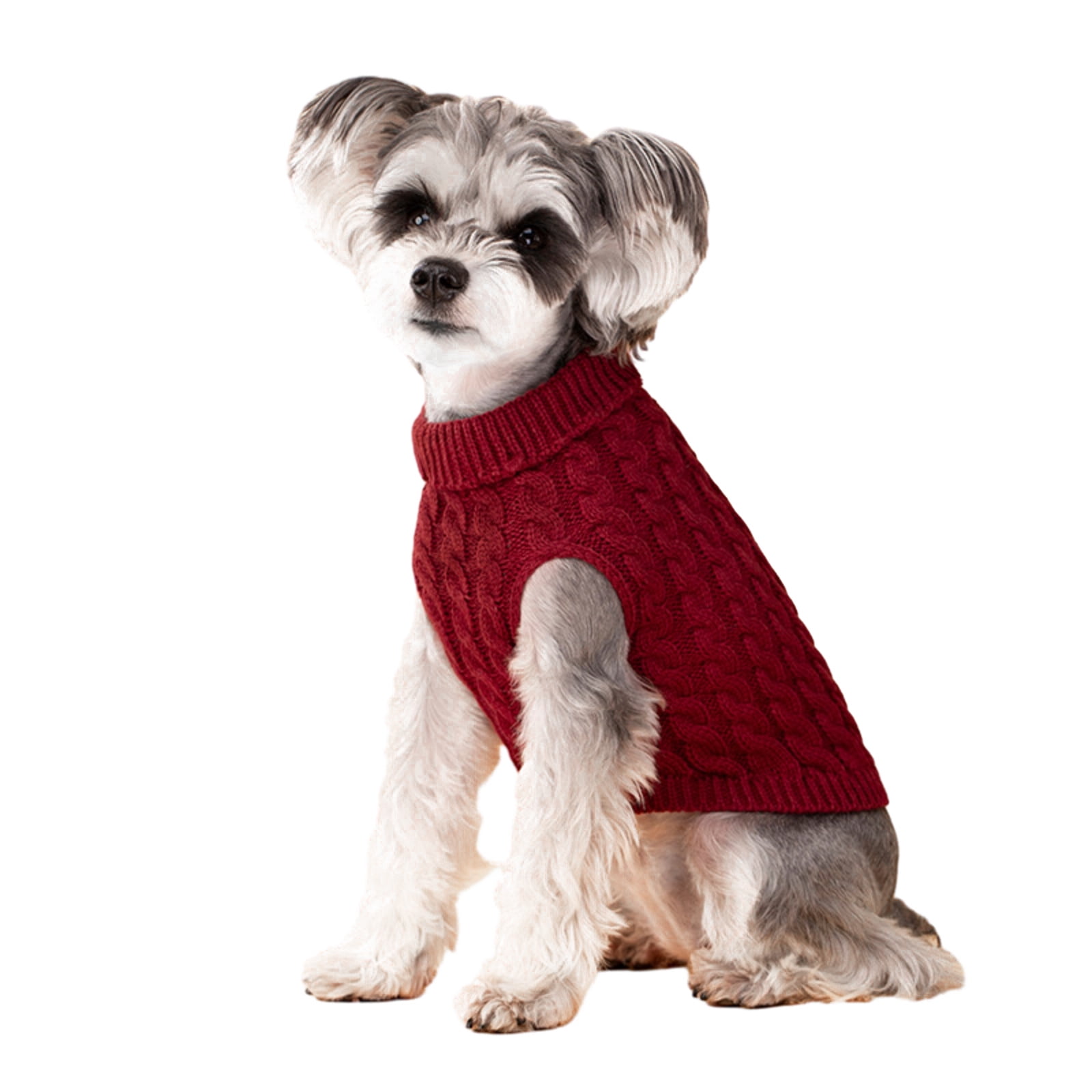 Projectretro Dog Sweater - Warm Sweater Winter Clothes Puppy Soft Coat ...