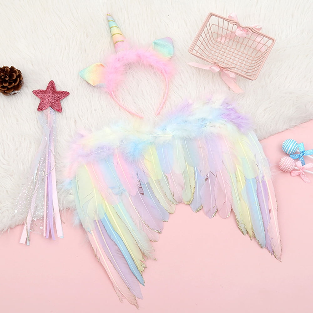 Projectretro Girls Wing-s Fairy Wing-s, Sparkling Sheer Wing-s for ...