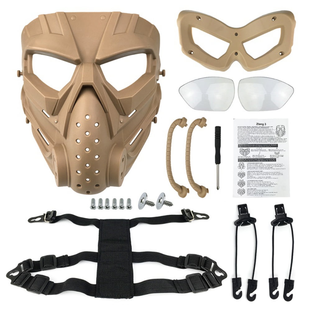 Projectretro Halloween Skull Mask Full Face Tactical Masks for CS ...