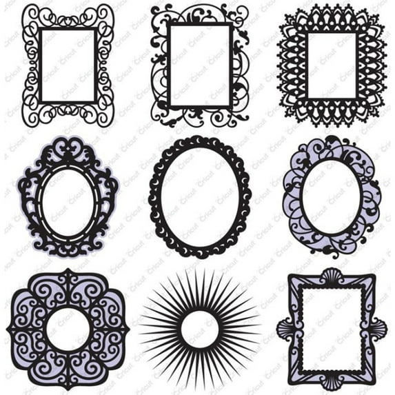 Cricut Fancy Frames Cartridge - Walmart.com