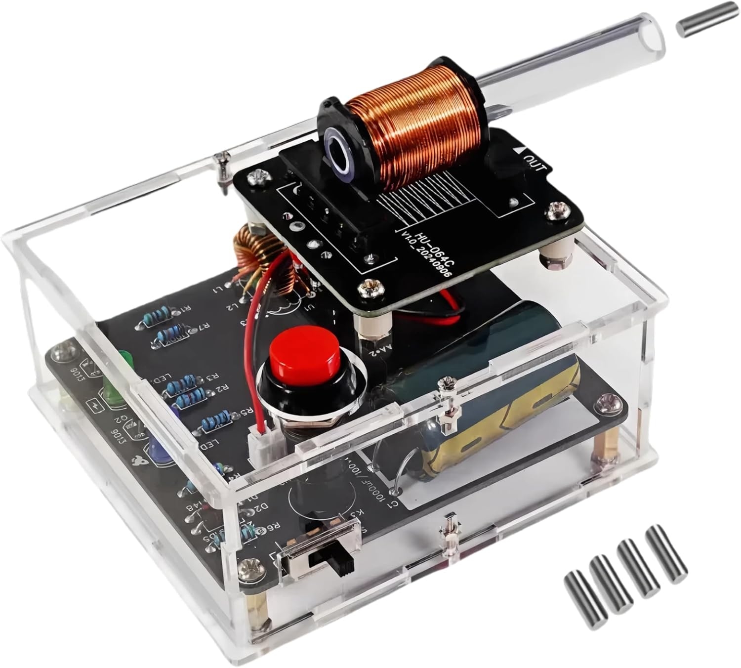 Projects DIY Toys Soldering Practice Kit, Electric Magnetic Transmitter ...