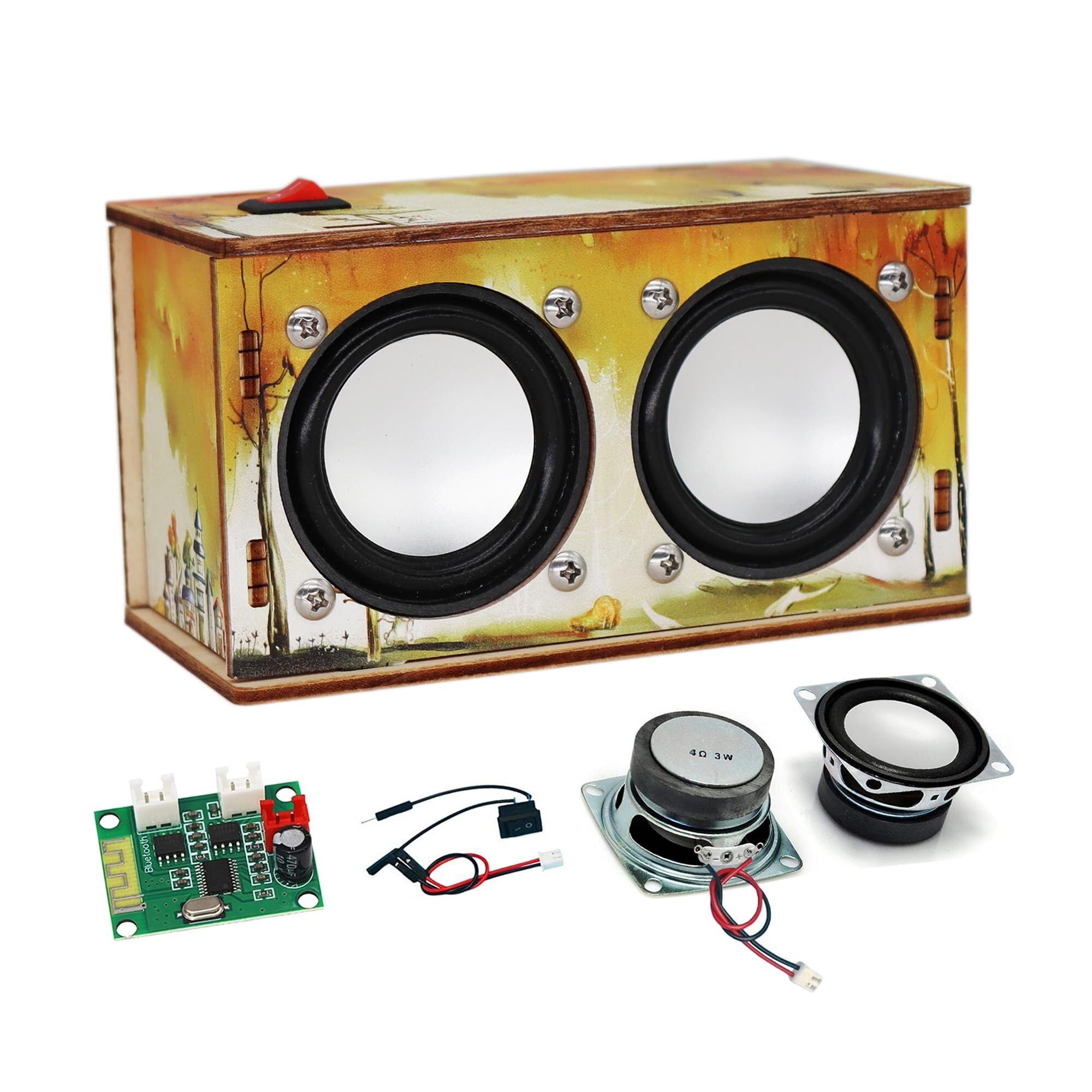 Projects for Kids & Adults Build Your Own Bluetooth Speaker - Science Experiment Electronics Kit ...