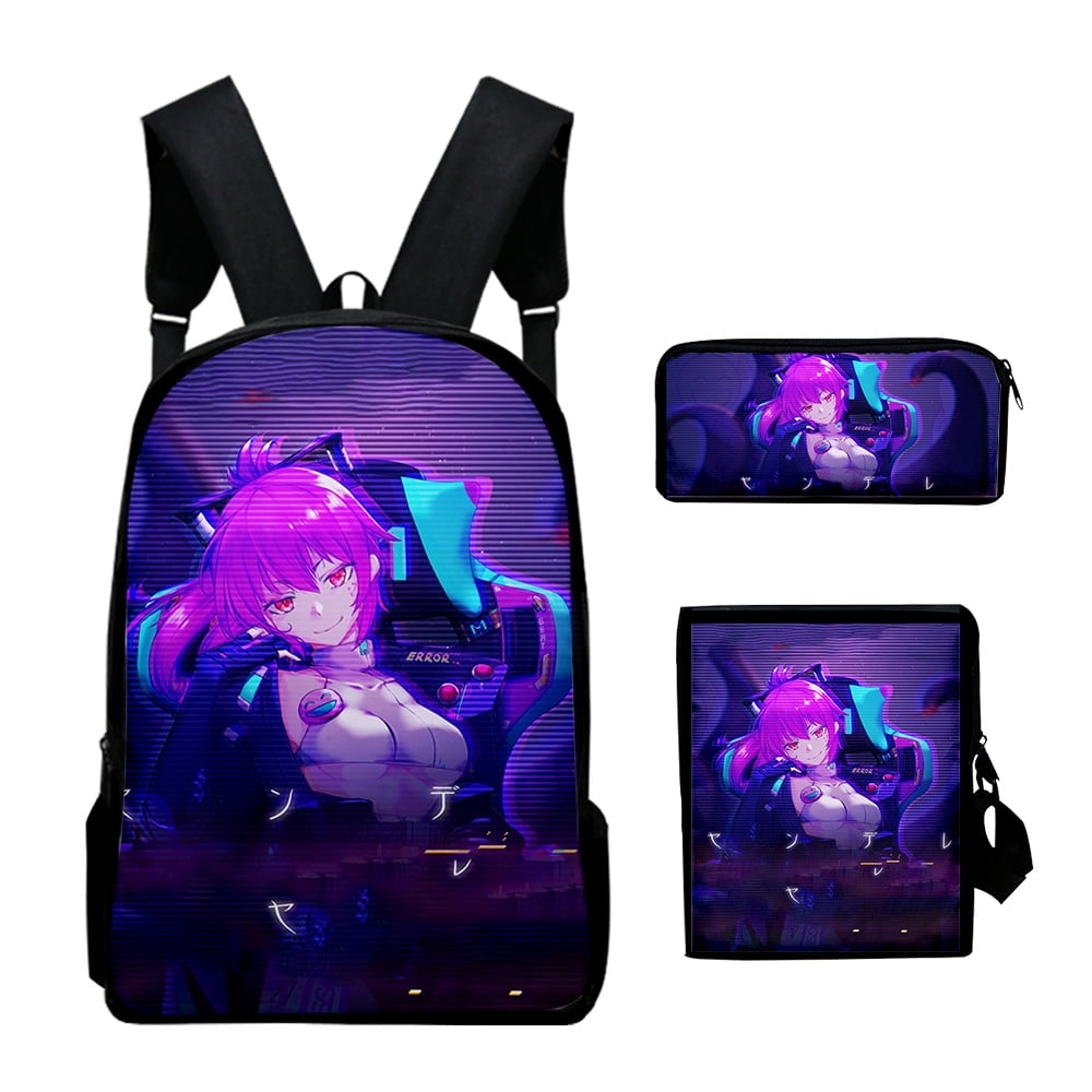 Projekt Melody Merch Role Play 3pcs/set Zipper Backpack 3D Print Waist ...