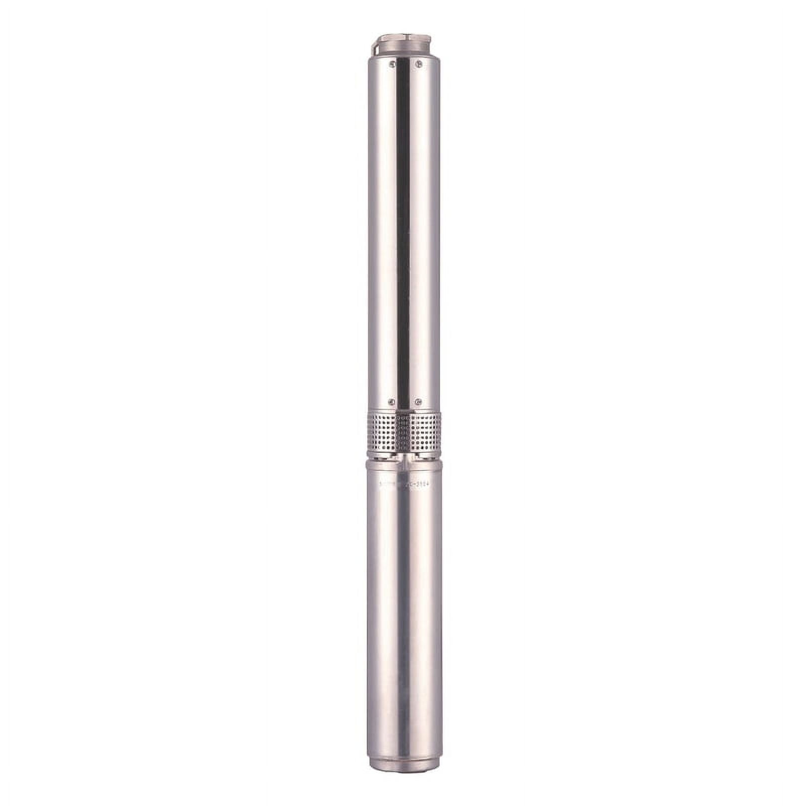 Projex Submersible Well Pump, 1/2 HP, 2 Wire, 600 GPH, Stainless Steel ...
