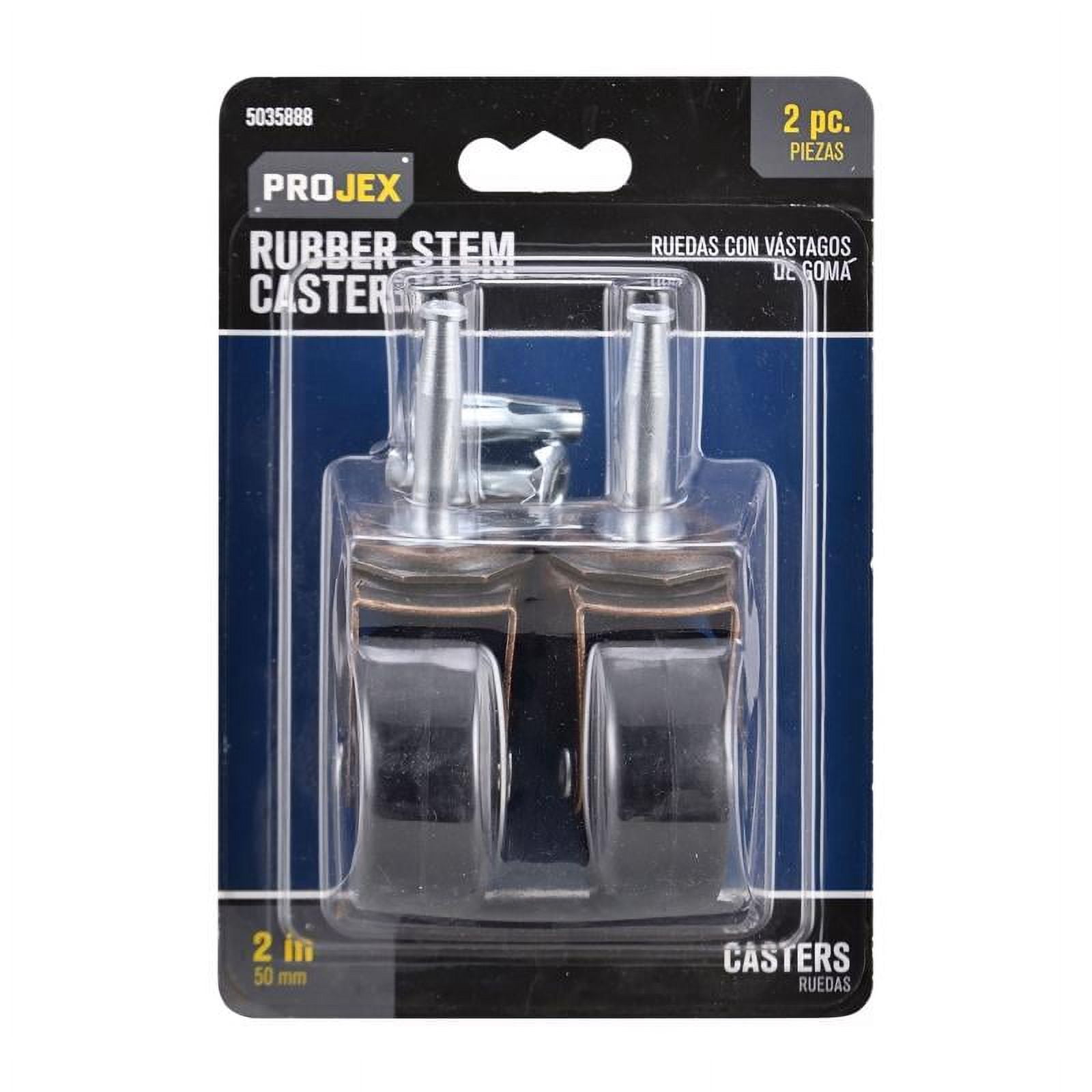 CASTER SWVL RBR 2" 2PK (Pack of 1) - Walmart.com