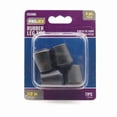 Projex 5035980 0.5 in. Rubber Leg Tip Round, Black - Pack of 4 ...