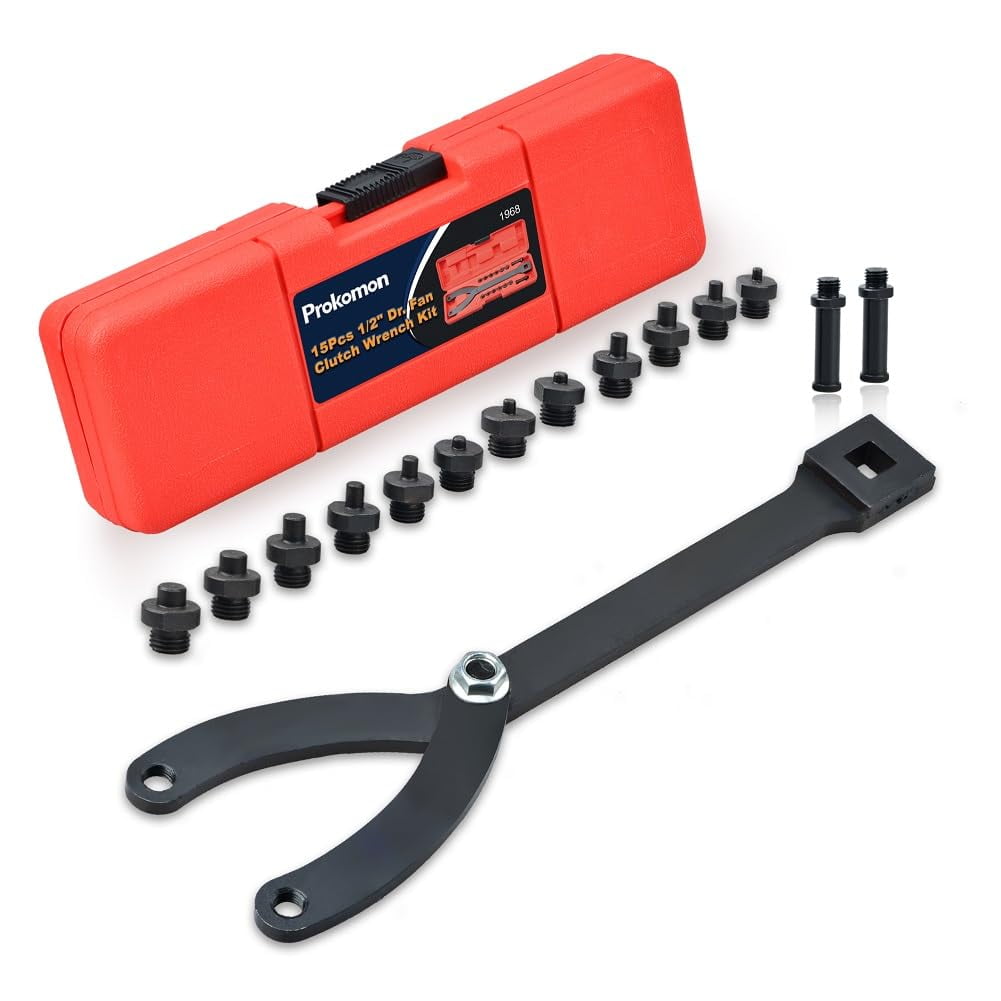 Prokomon Variable Cylinder Spanner Wrench Set; 15Pc Adjustable with ...