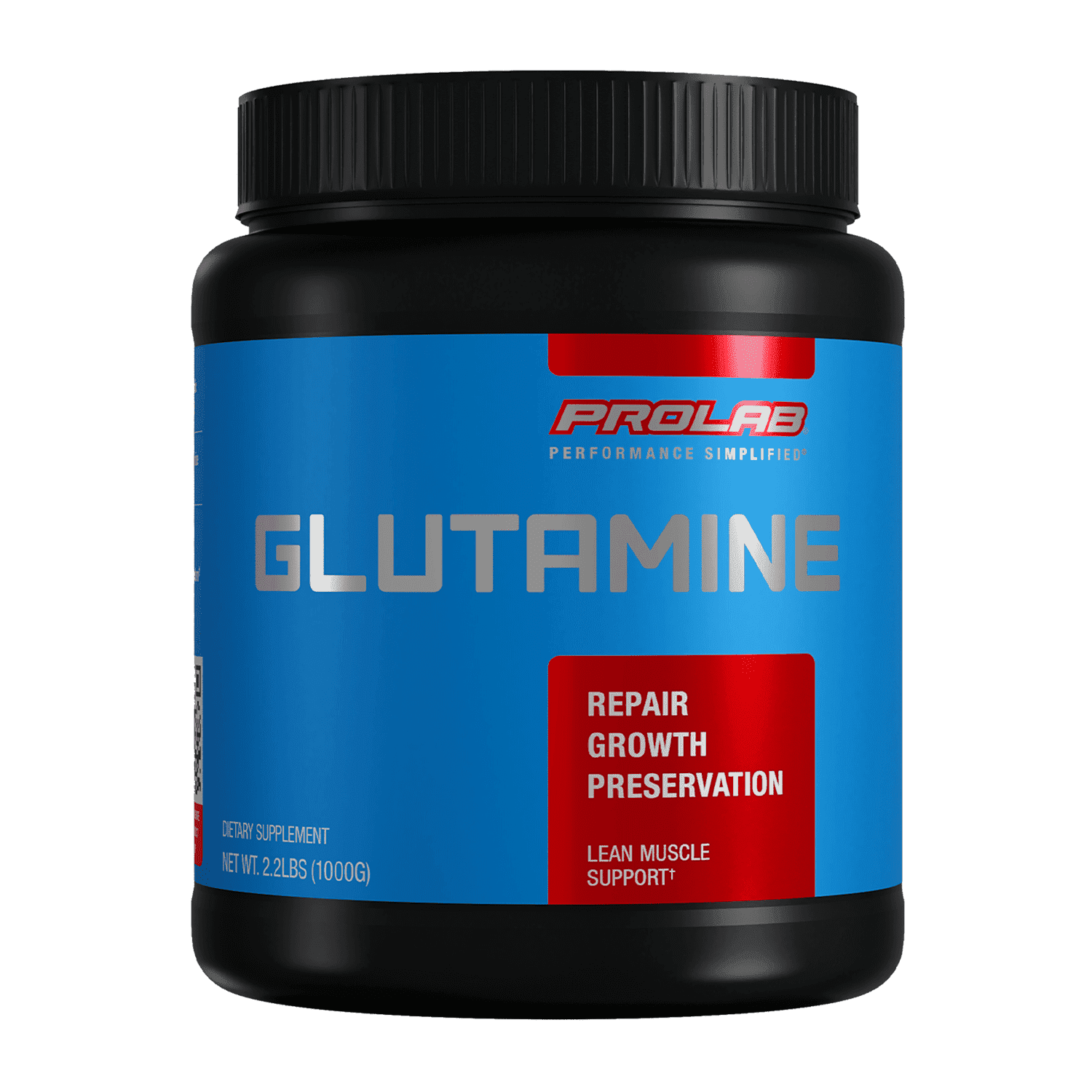 Prolab Nutrition Glutamine Powder, 1000g – Unflavored L-Glutamine ...