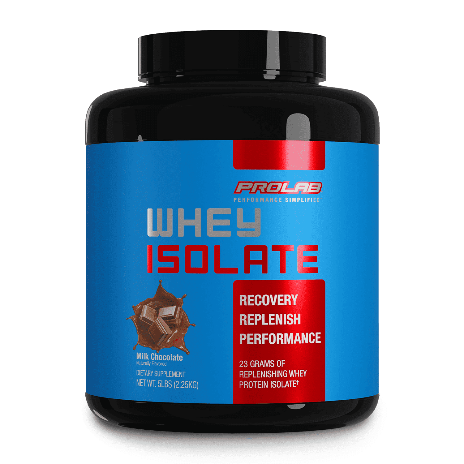 Prolab Nutrition Whey Isolate Protein Powder – Milk Chocolate, 5lb, 23g ...