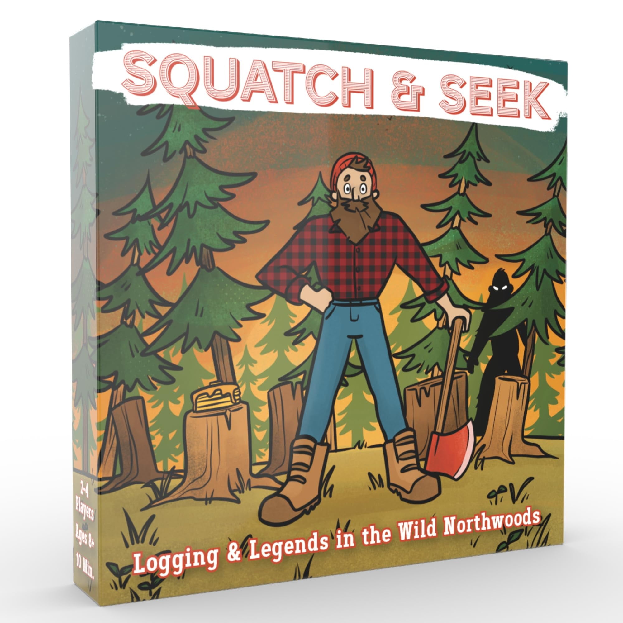Prolific Games Squatch & Seek Lumberjack and Sasquatch Northwoods Card ...