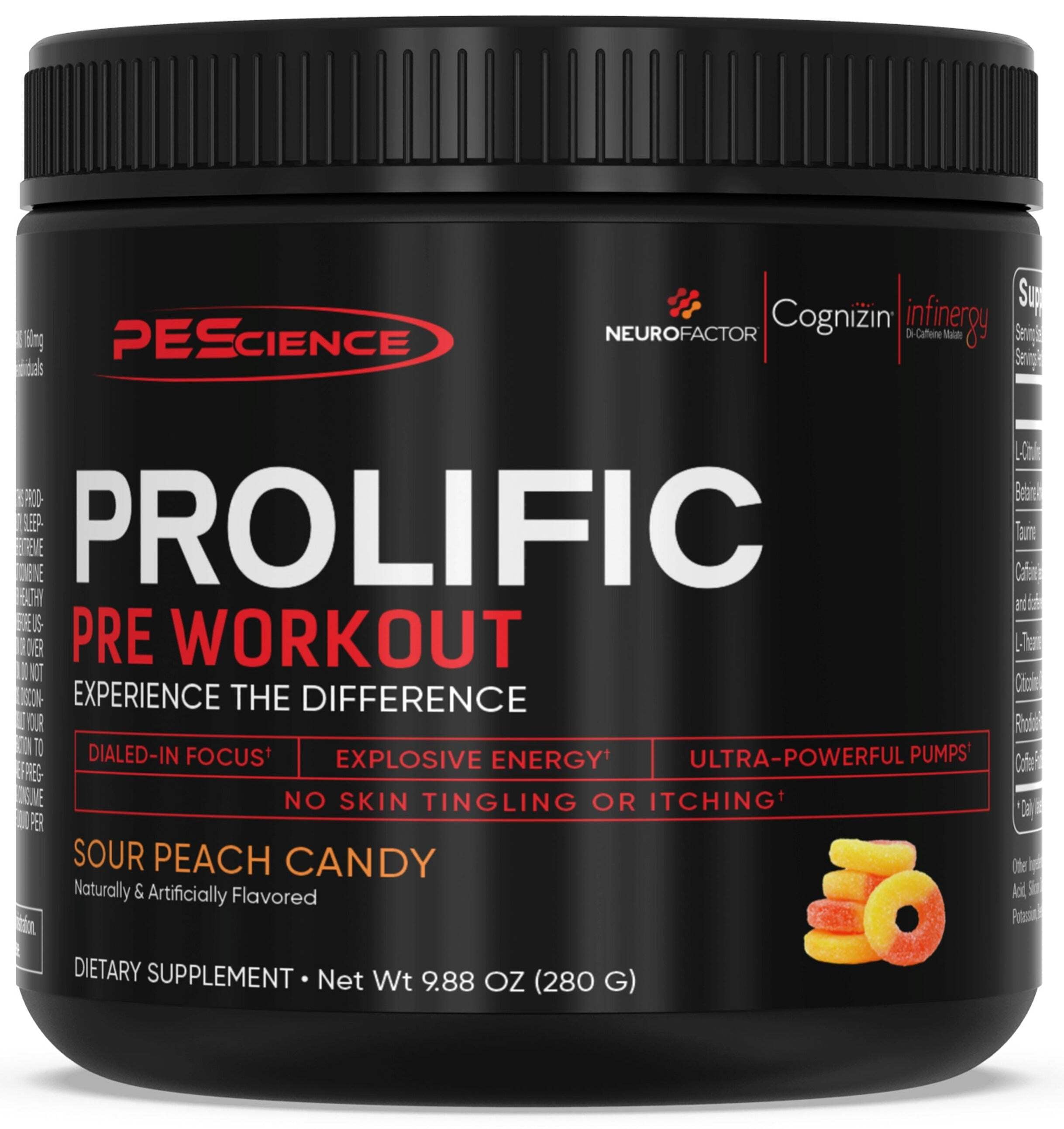 Prolific Pre-Workout | Energy, Pump, Performance, Focus. Tingle-free ...