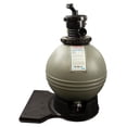 'Proline' 19" Inch Sand Filter with Base | for Above Ground Pools Up to ...