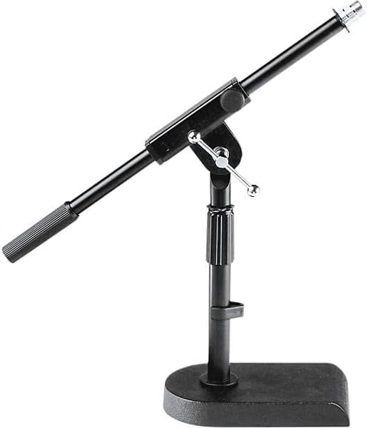 Proline MS112 Desktop Boom Microphone Stand, Adjustable, Black ...
