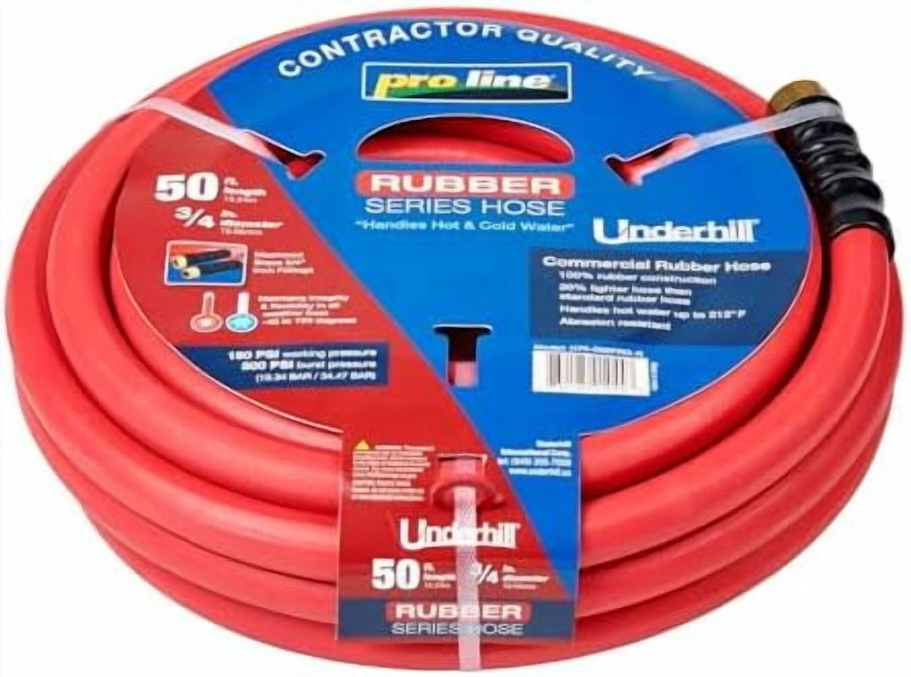 Proline Rubber Series Heavy-Duty Garden Hose for Hot or Cold Water ...