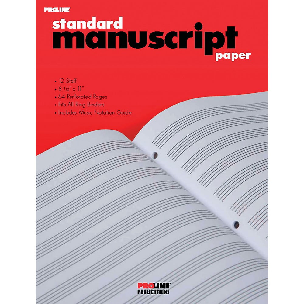 Proline Standard Manuscript Paper - Walmart.com