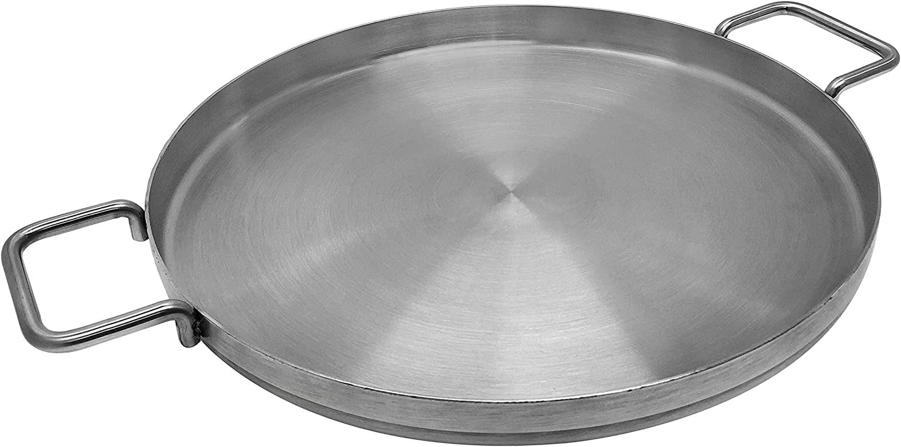 Prolinemax 20" Diameter Stainless Steel Flat Comal Griddle Pan Cookware ...