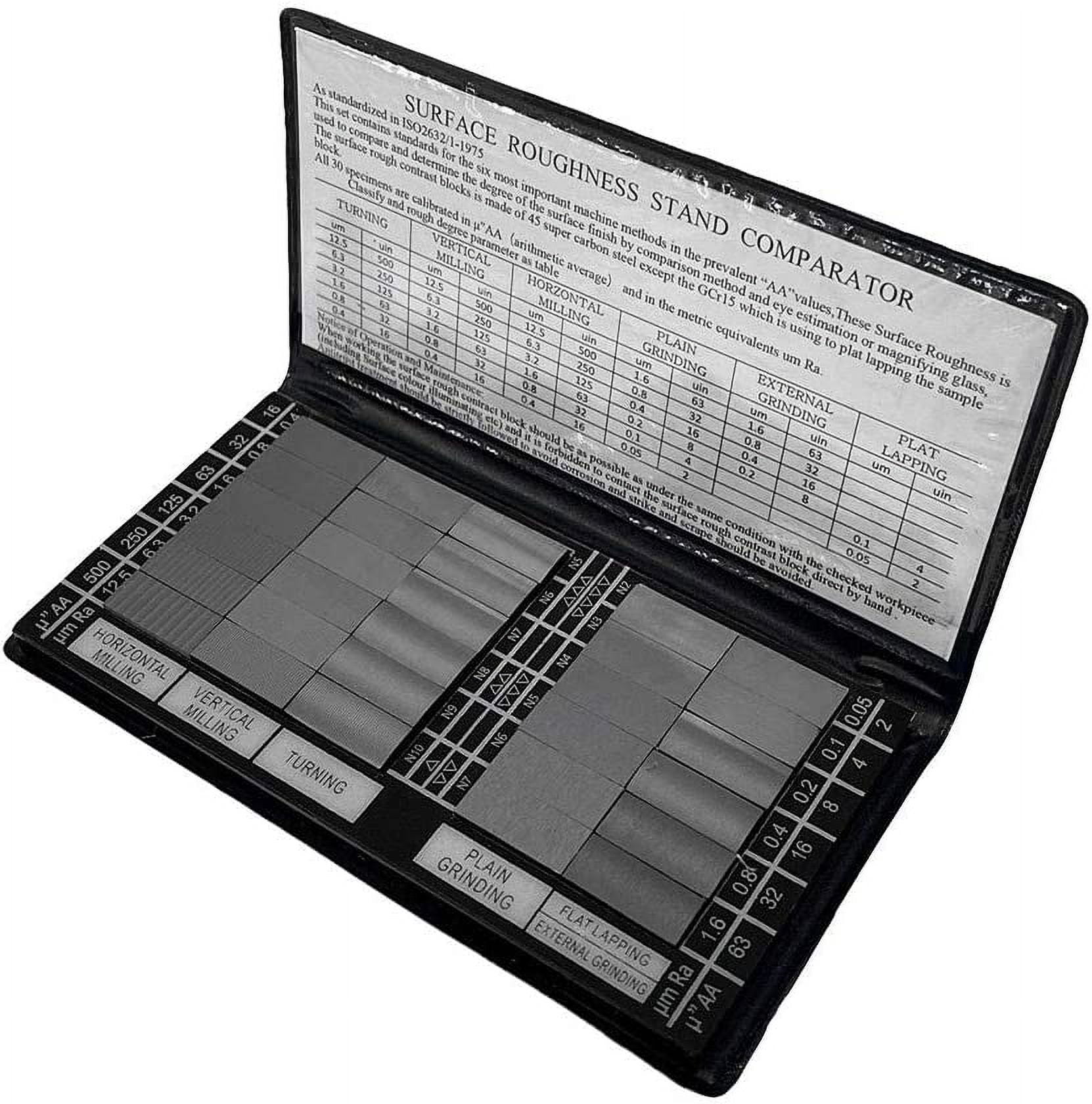 Prolinemax 30 Pc Specimen Surface Roughness Comparator Composite Pocket ...