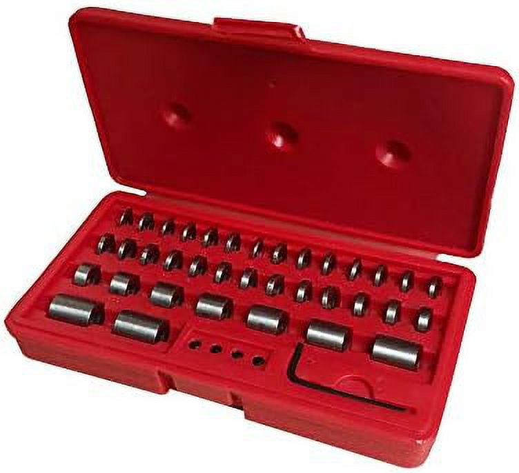 36 PC Steel Round Gage Space Harden Block Blocks Gauge Set ID Thread M6 ...