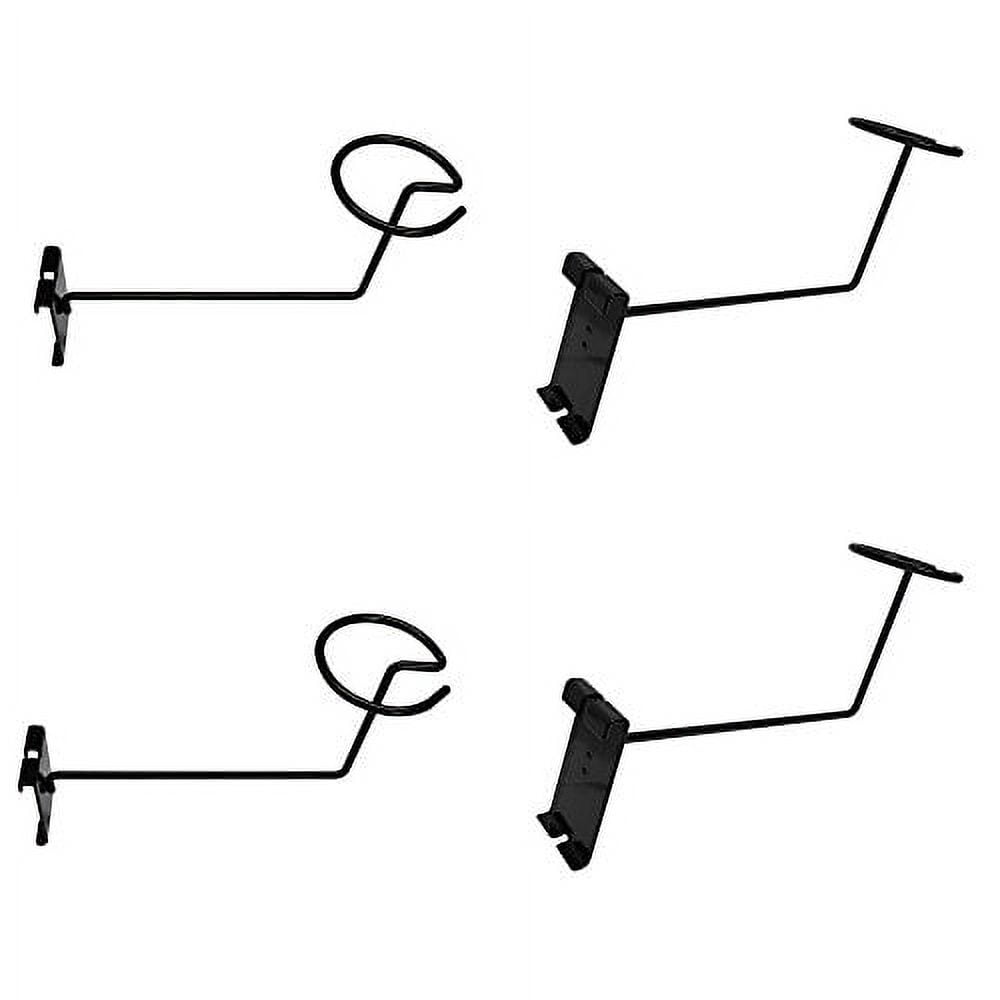 Prolinemax 4 Pc Gloss Black Hat Racks Wire Grid Wall Cap Slat Panels ...