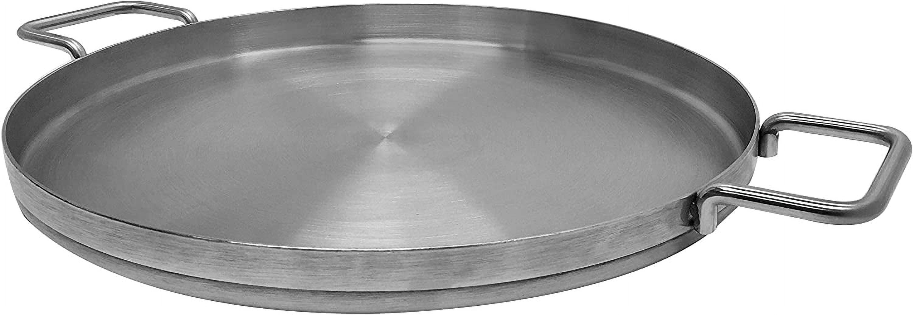 Prolinemax Stainless Steel Flat Comal Griddle Pan Cookware 16 inch ...