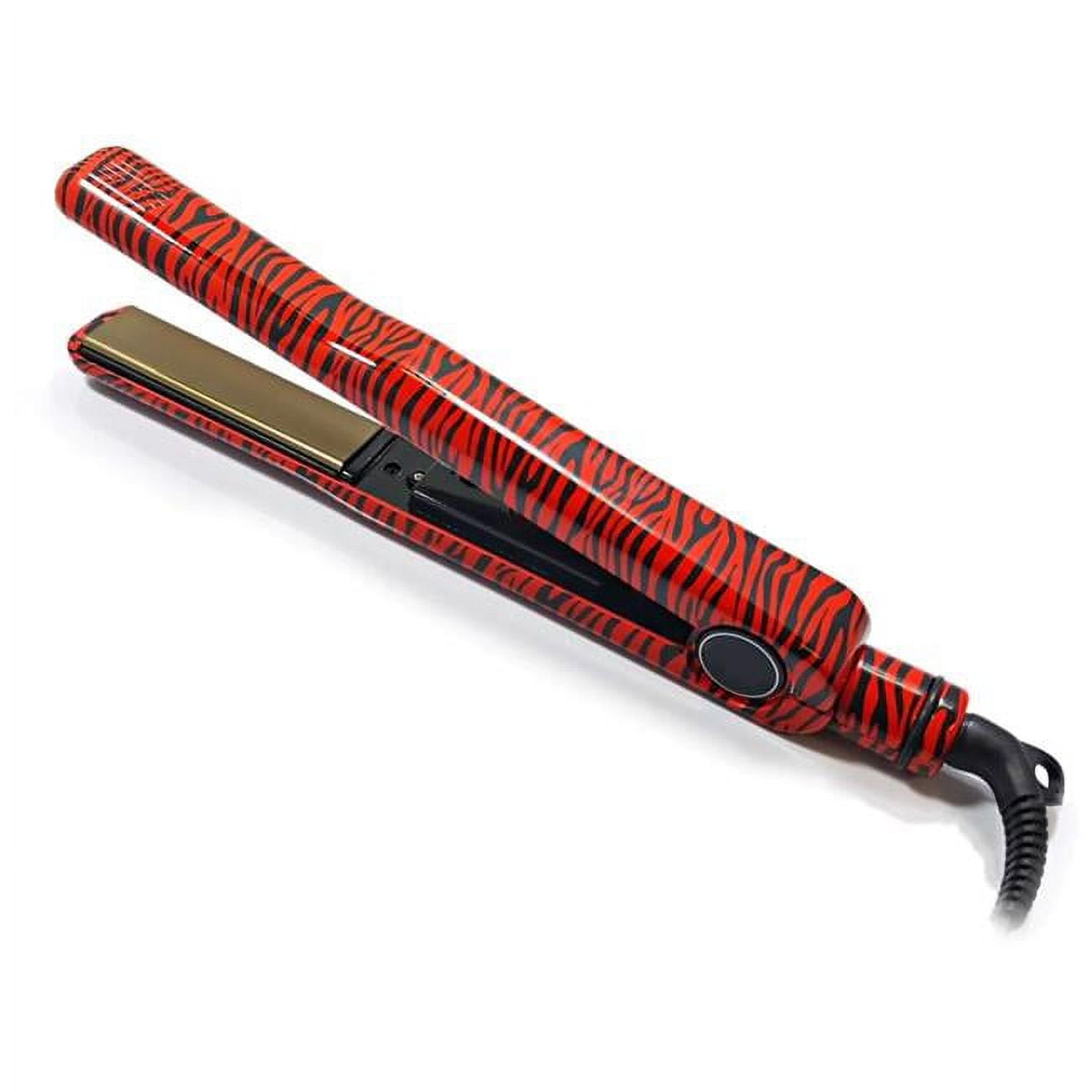 Proliss Turbo Silk 1' Tourmaline-Infused Ceramic Single Pass Flat Iron - Limited Edition - Red ...