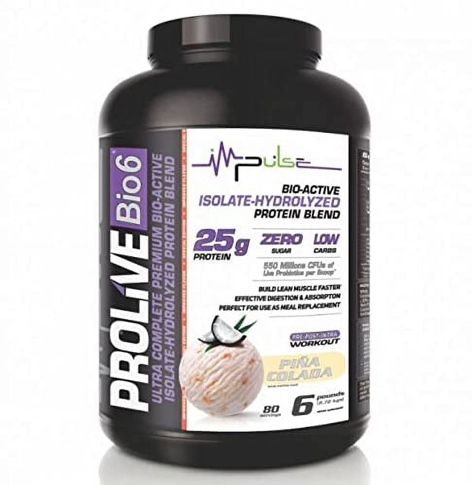 Prolive Hydrolyzed Whey Protein Powder, 25gr Isolate - Piña Colada ...