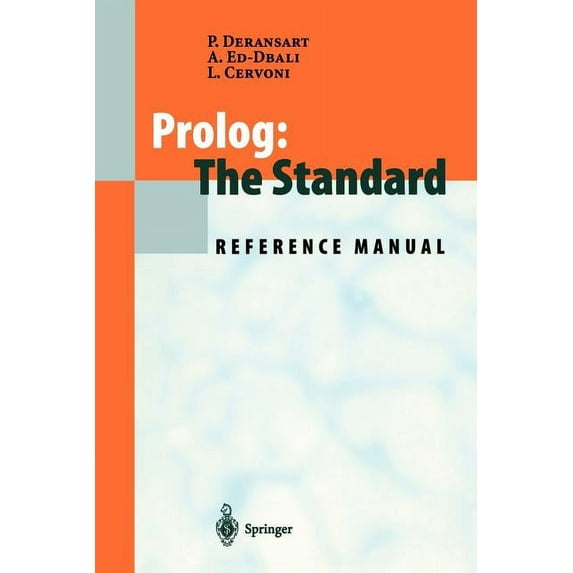 Prolog: The Standard: Reference Manual, (Paperback) - Walmart.com