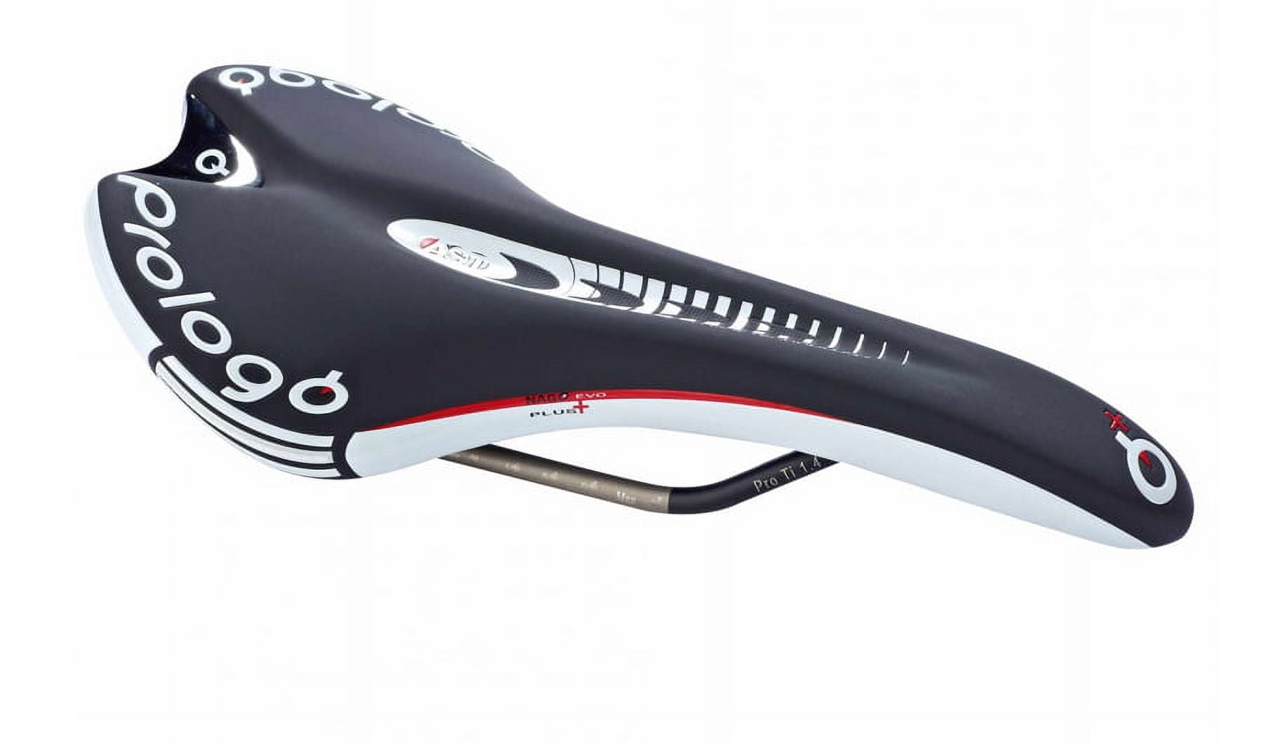 Prologo Nago Evo Plus 134 Ti Rail Road Saddle Unisex Black White Bike ...