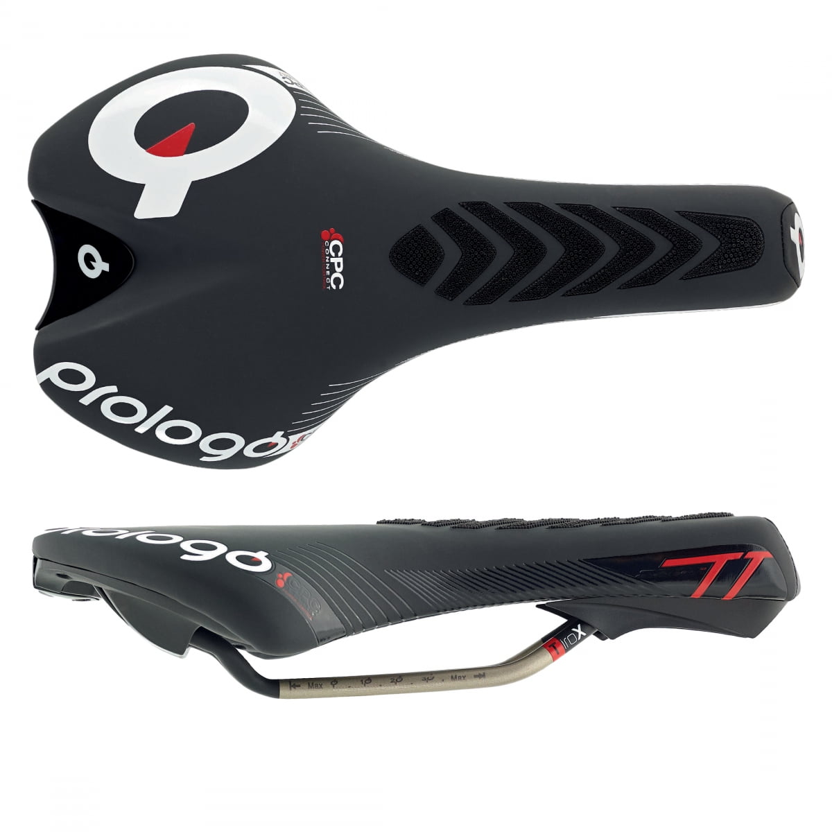 Prologo Zero II TT CPC Saddle - Black 136mm Width Ti-rox Rails ...