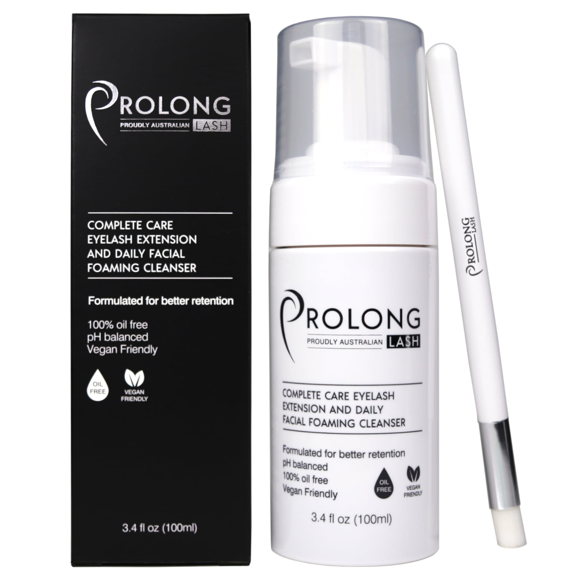 Prolong Lash - Eyelash Extension Shampoo and Daily Facial Foaming ...