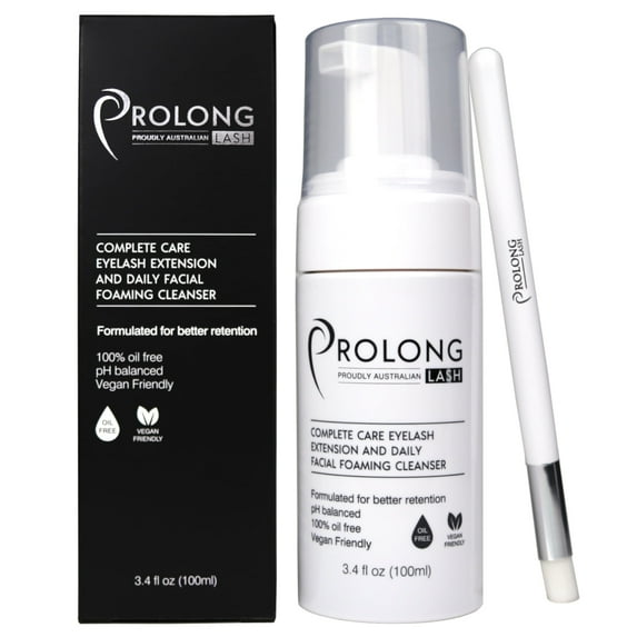 Prolong Lash - Eyelash Extension Shampoo and Daily Facial Foaming ...