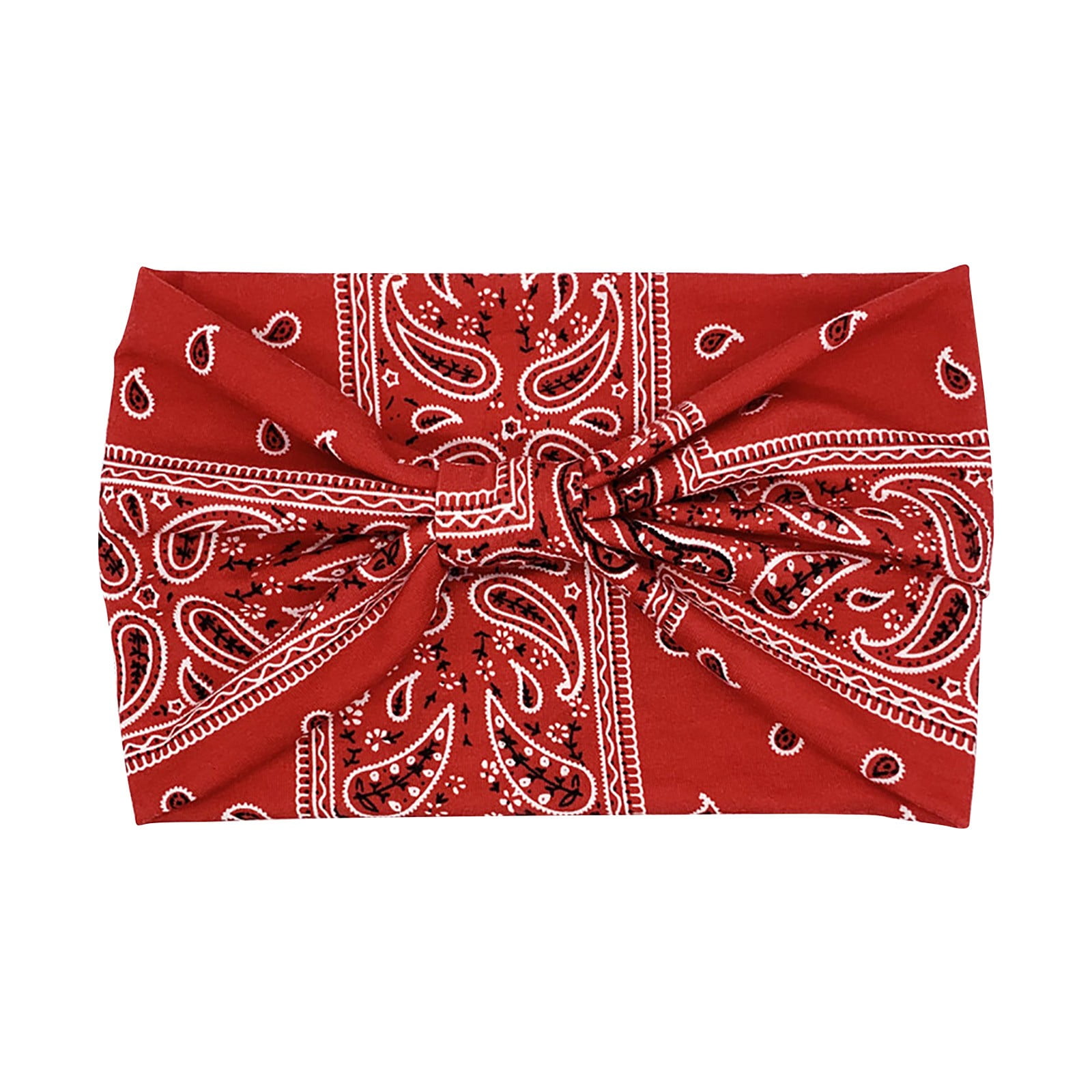 Prolriy Bandana Headbands for Women Casual Printing Yoga Hairband ...