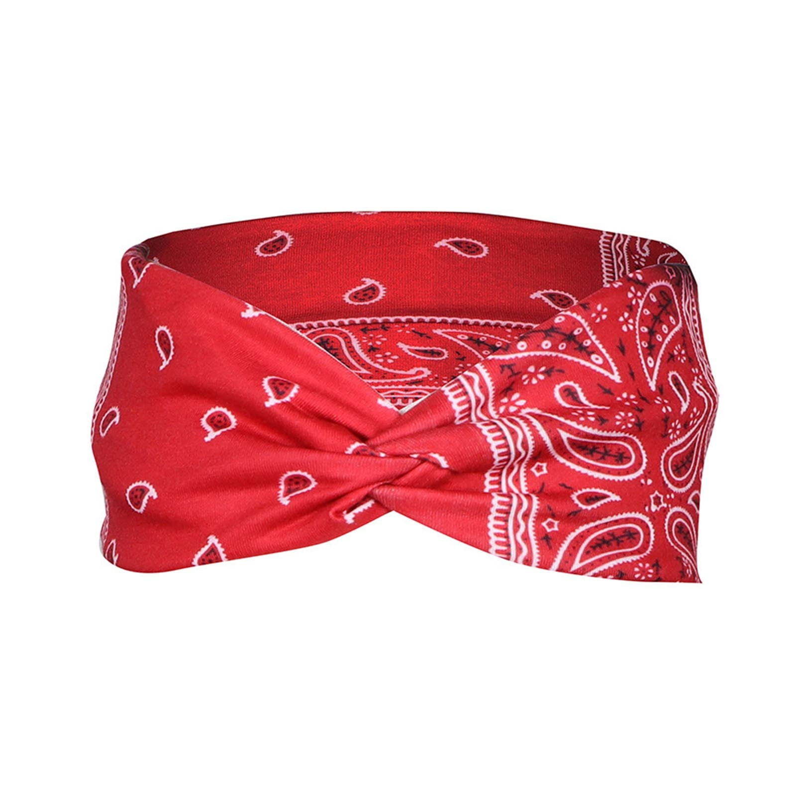 Prolriy Bandana Headbands for Women Wrap Women Headband Elastic Head ...