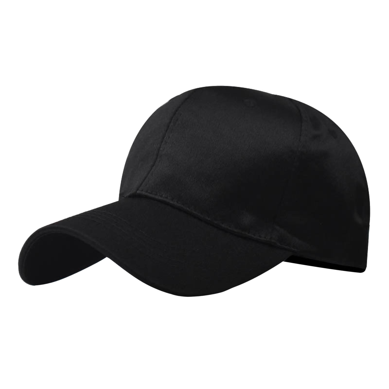 Prolriy Baseball Cap Male Female Neutral Summer Satin Solid Baseball ...