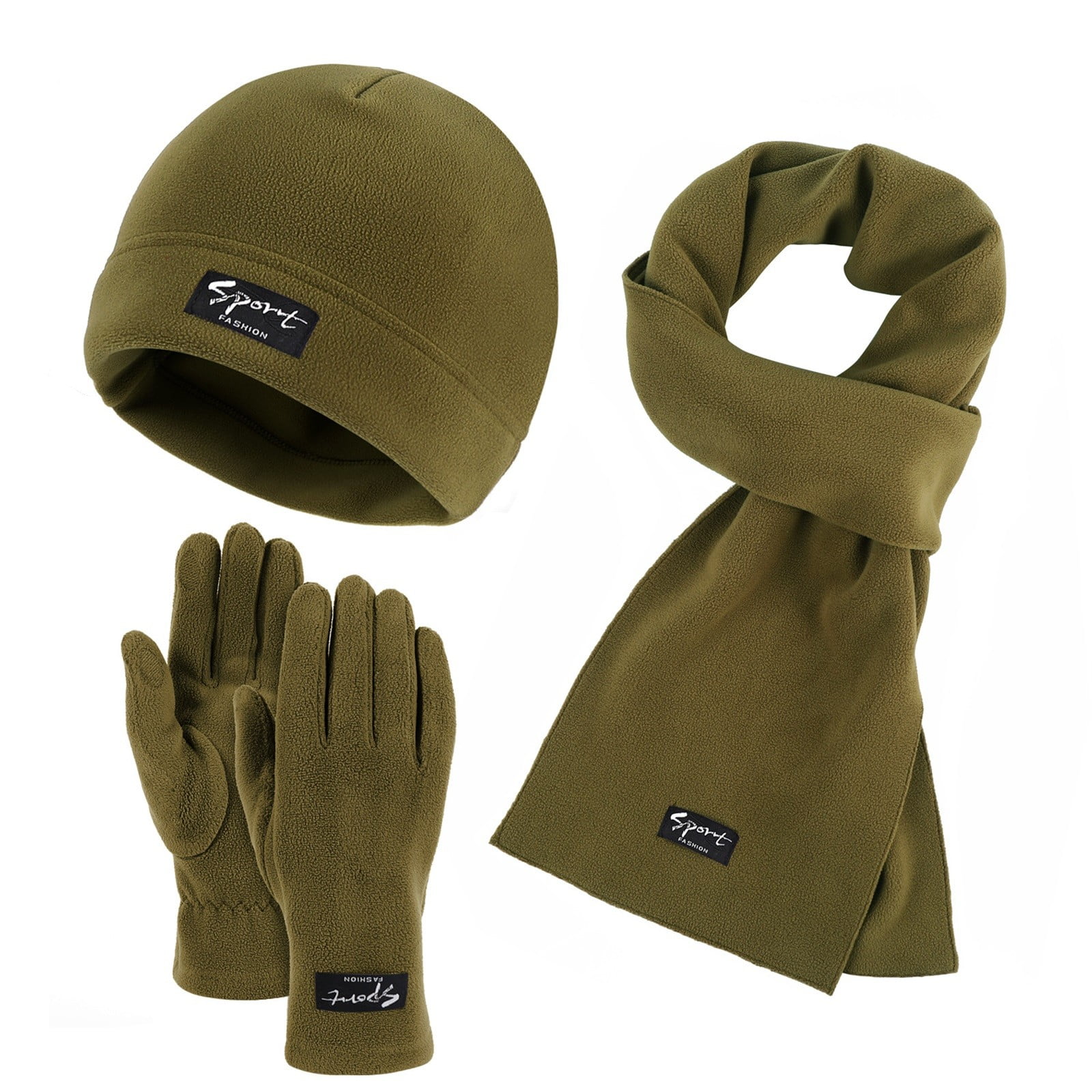Prolriy Beanies Hats Men Hat Scarf Glove Set for Women Autumn Winter ...