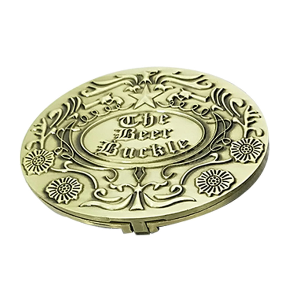 Prolriy Belt Buckles Men Head Beer Metal Holder Bottle Belt Beer Belt ...