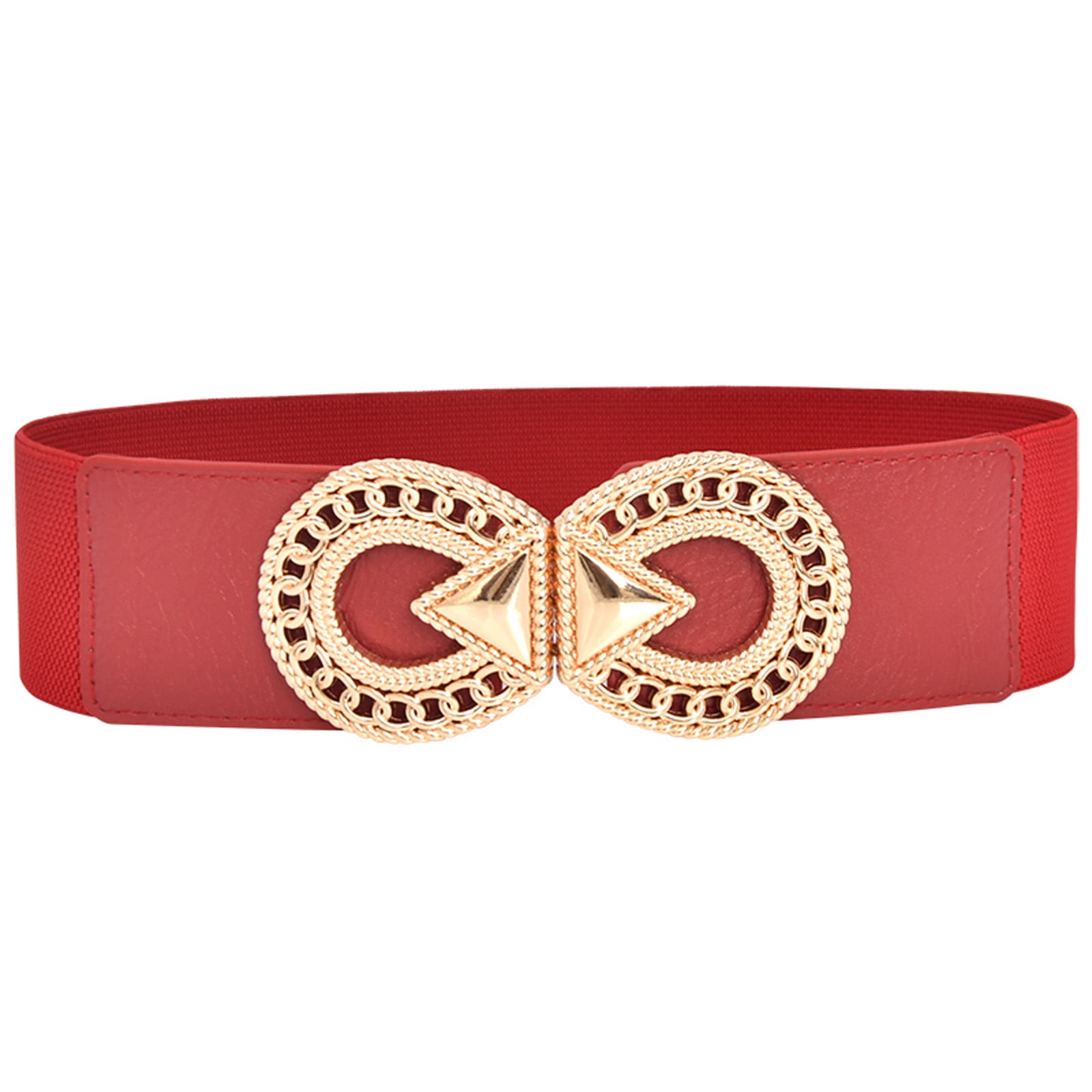 Prolriy Belts for Women Stretchy Belt for Dresses Vintage Elastic Wide ...