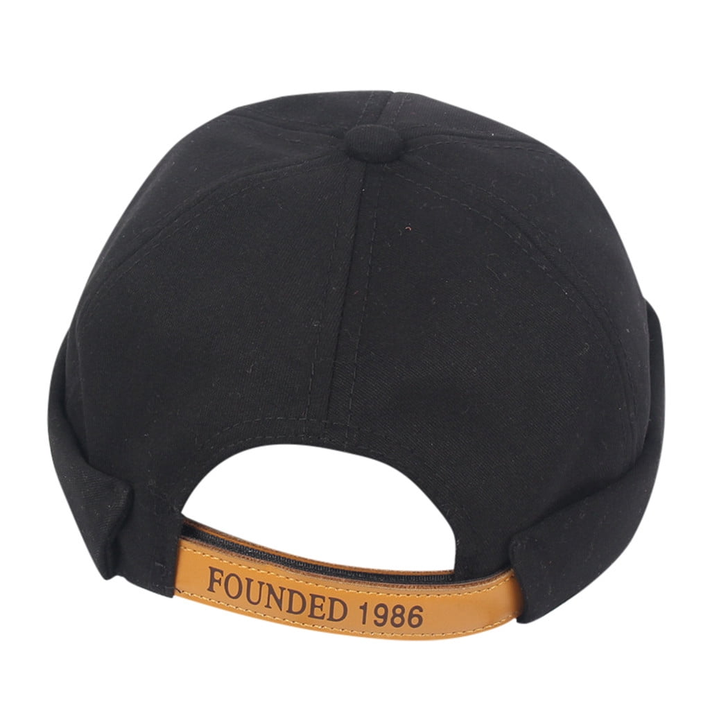 Prolriy Brimless Caps Hats for Men Color Hat Men Mechanic Hat Brimless ...