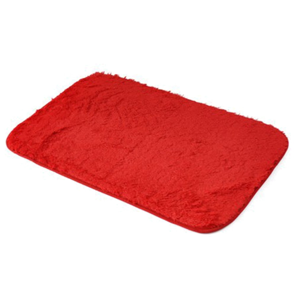 Prolriy Carpet Luxurious Absorbent Soft Memory Foam Bath Mat Bathroom ...